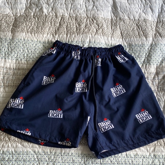 Swim | Labatt Blue Light Logo Shorts | Poshmark
